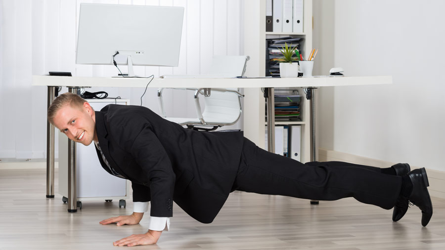 How to Workout even at Work - Simple and effective office exercises
